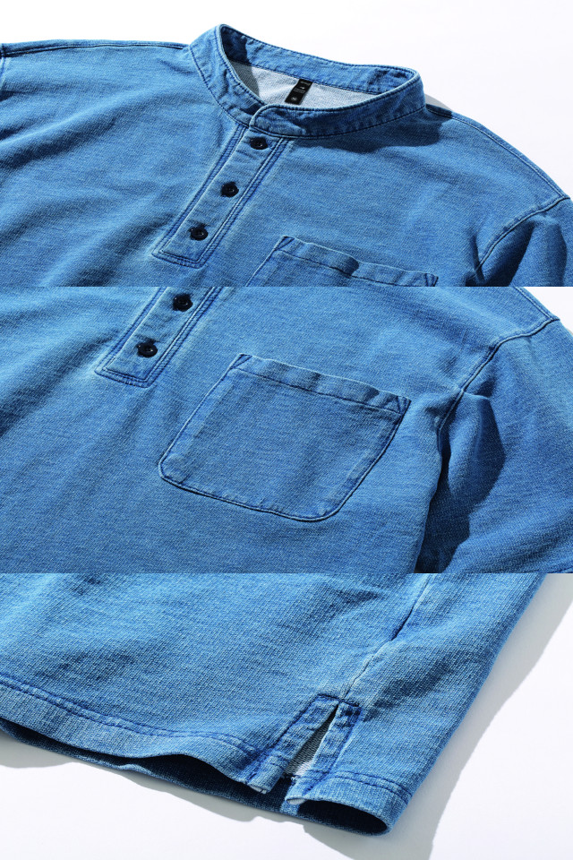 D406 STANDCOLLAR-POLOSHIRT | 中塚被服株式会社｜カジュアルワークウェアブランドdimo