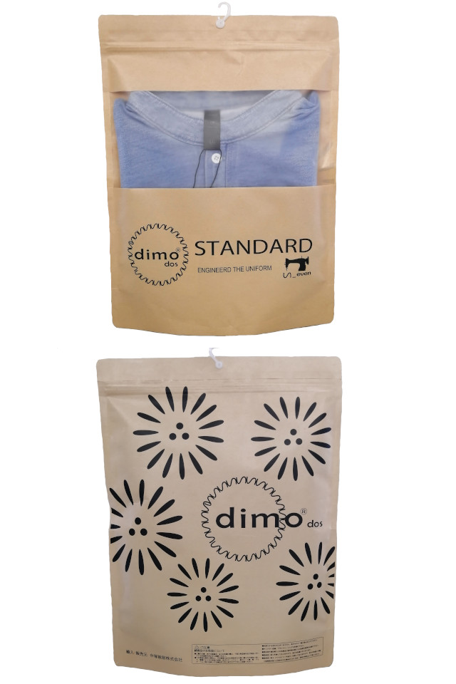 D406 STANDCOLLAR-POLOSHIRT | 中塚被服株式会社｜カジュアルワークウェアブランドdimo